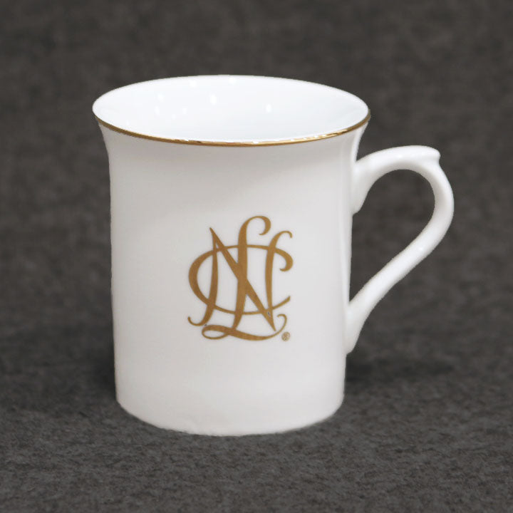 Tilford 2353 | 10 oz. Gold Banded 'NCL' Mug | Gramercy Gifts